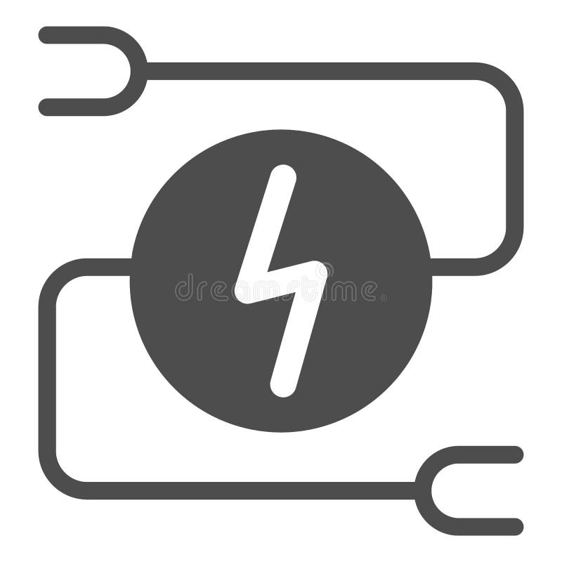 Car Electrical Wiring Line Icon. Automobile Plug Vector Illustration ...