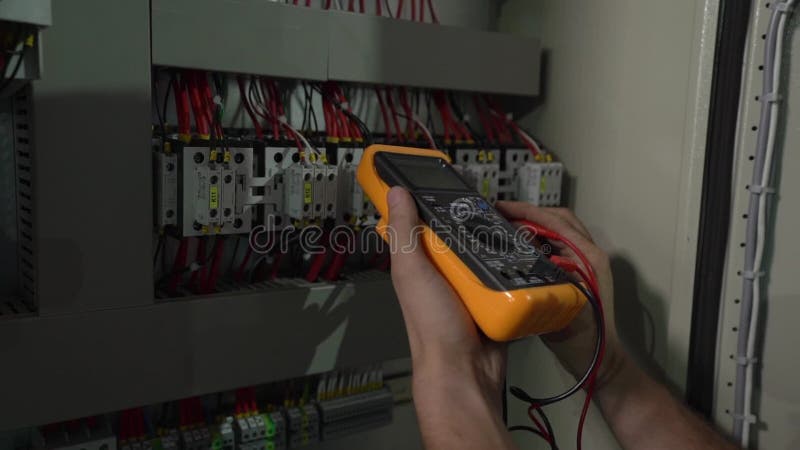 Electrical Wiring Testing stock video. Video of industry - 142842267
