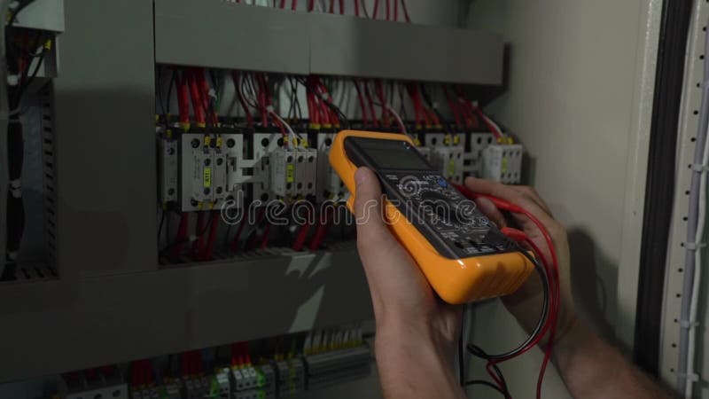 The Electrical Wiring Testing Stock Video - Video of power, display ...