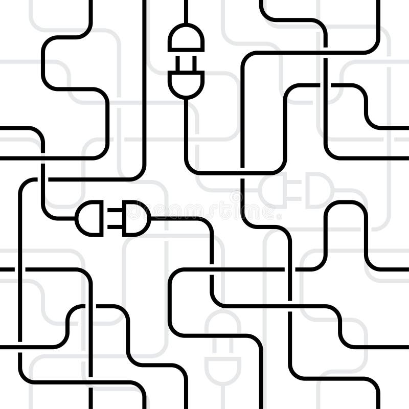 Electrical wiring stock vector. Illustration of plastic - 66924236