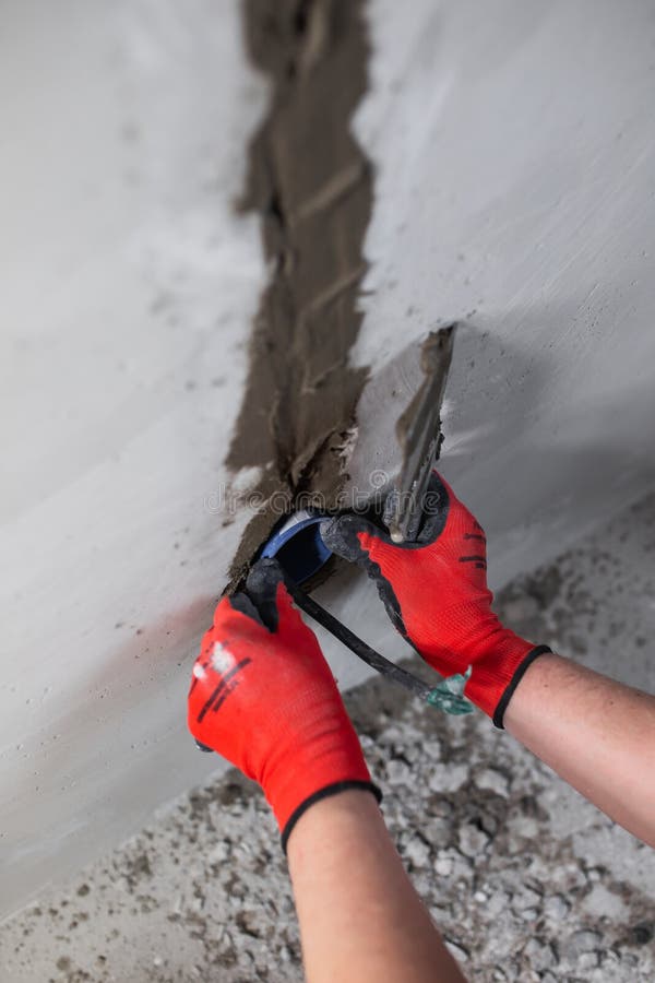 Electrical Work in Finishing Stock Image - Image of indoor, electric ...