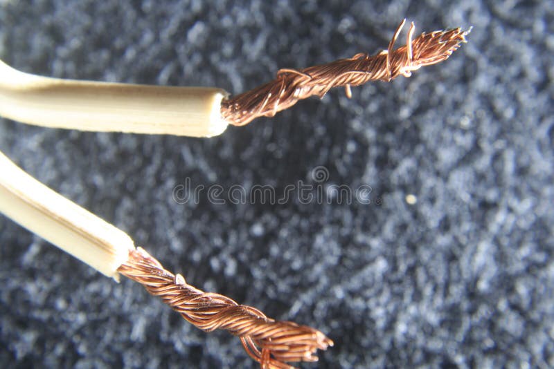 Electrically Conductive Copper Insulator Stock Photo - Image of object ...