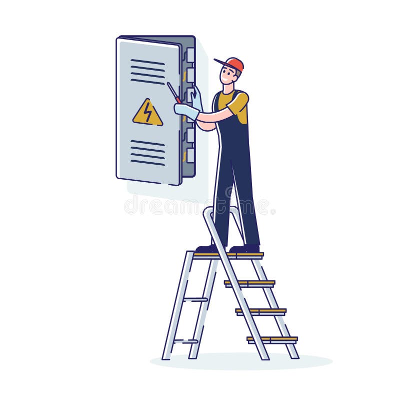 Breaker Switch stock illustration. Illustration of plastic - 641678