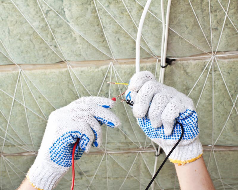 Electrician Checking Voltage Stock Image - Image of house, energy: 32023329