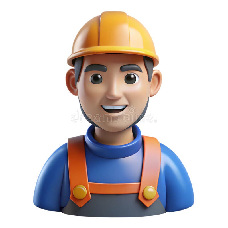 Electrician 3D Icon stock illustration. Illustration of electrician ...