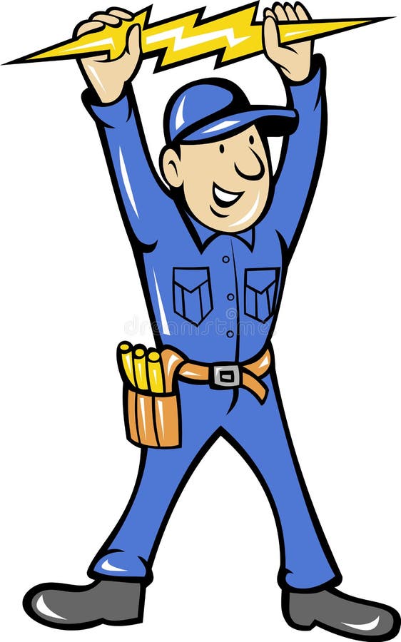 Electrician Cartoon Stock Illustrations – 6,175 Electrician Cartoon ...