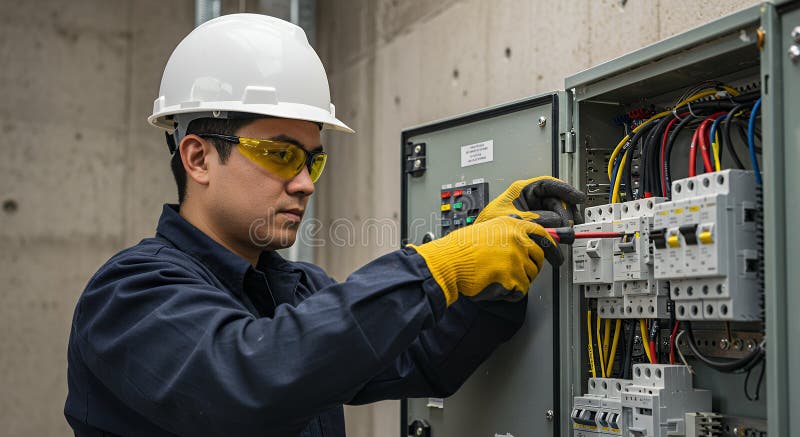 Electrical Maintenance Man Stock Illustrations – 3,330 Electrical ...