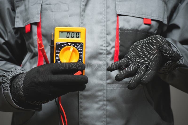 Multimeter stock image. Image of showing, black, measurement - 177799525