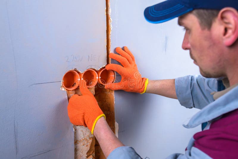 Electrician stock image. Image of interior, electrician - 72796653