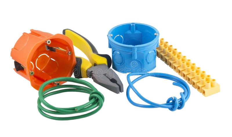 Electrician s tools stock image. Image of heap, power - 59959921