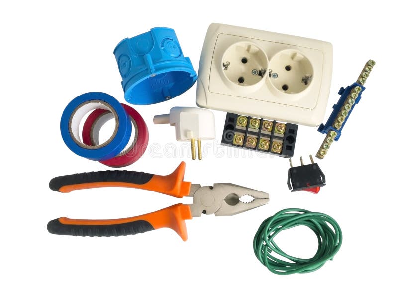 Electrician tools stock image. Image of manual, service - 50183551