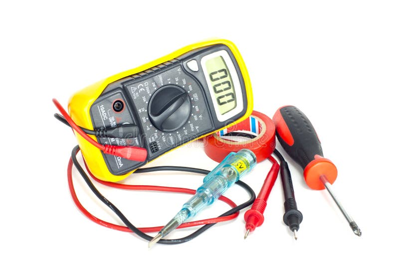 Electrician tools stock image. Image of construction - 33946307