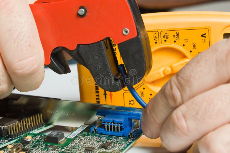 Electrician stock image. Image of industrial, electric - 38913889