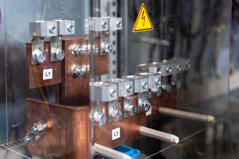 Electrician at Work, Electric Components, Electrical Voltage Stock ...