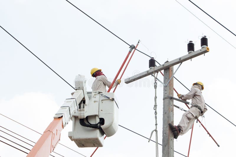 Electricians Working Together Editorial Photo - Image of electricians ...