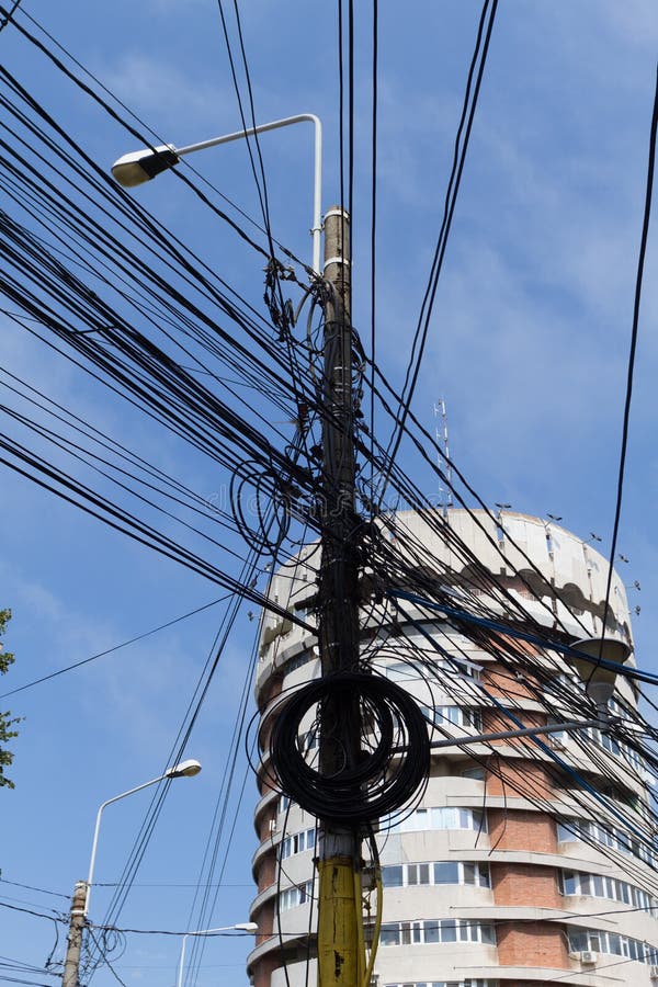 Poste de electricidad foto de archivo. Imagen de utilitario - 12885614