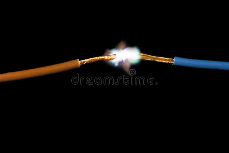 Power Plug - Electric Sparks Stock Photo - Image of lightning, electric ...