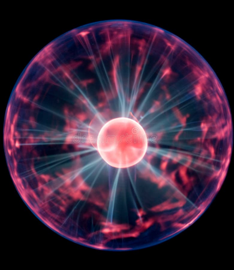 Plasma ball stock image. Image of bright, spark, colourful - 856869