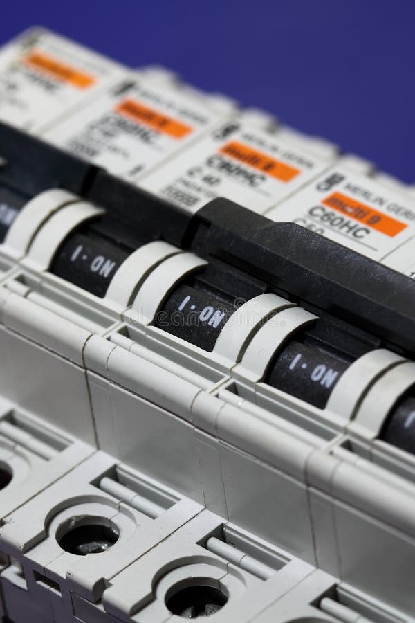 Electricity breaker stock photo. Image of home, power - 19857828