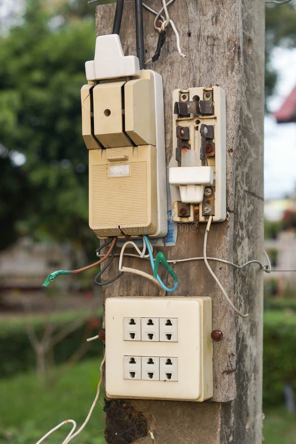 Electricity breaker box stock image. Image of outdoor - 81422931