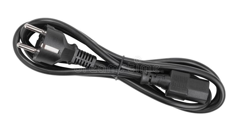 Electricity cable stock image. Image of convolute, clipping - 225370901