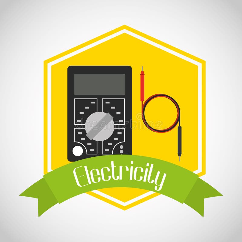 Electricity concept design stock illustration. Illustration of power ...