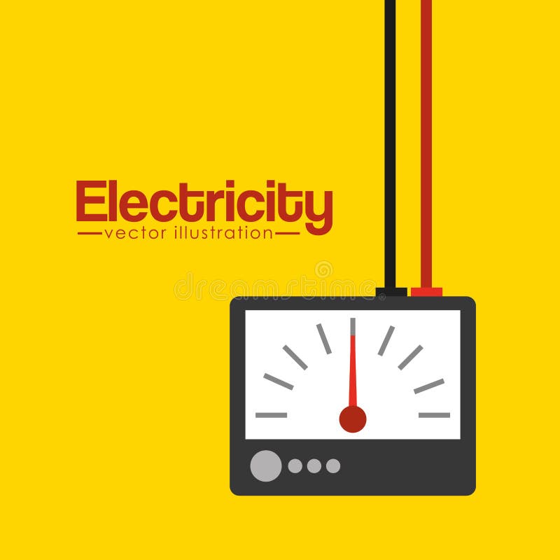 Electricity concept design stock illustration. Illustration of flat ...