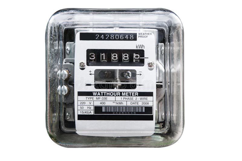 Electricity counter meter stock image. Image of display - 80661249
