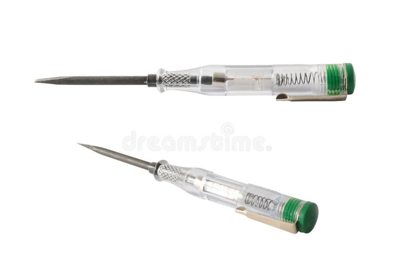 Electricity Current Meter and Turn-screw Tool Stock Photo - Image of ...