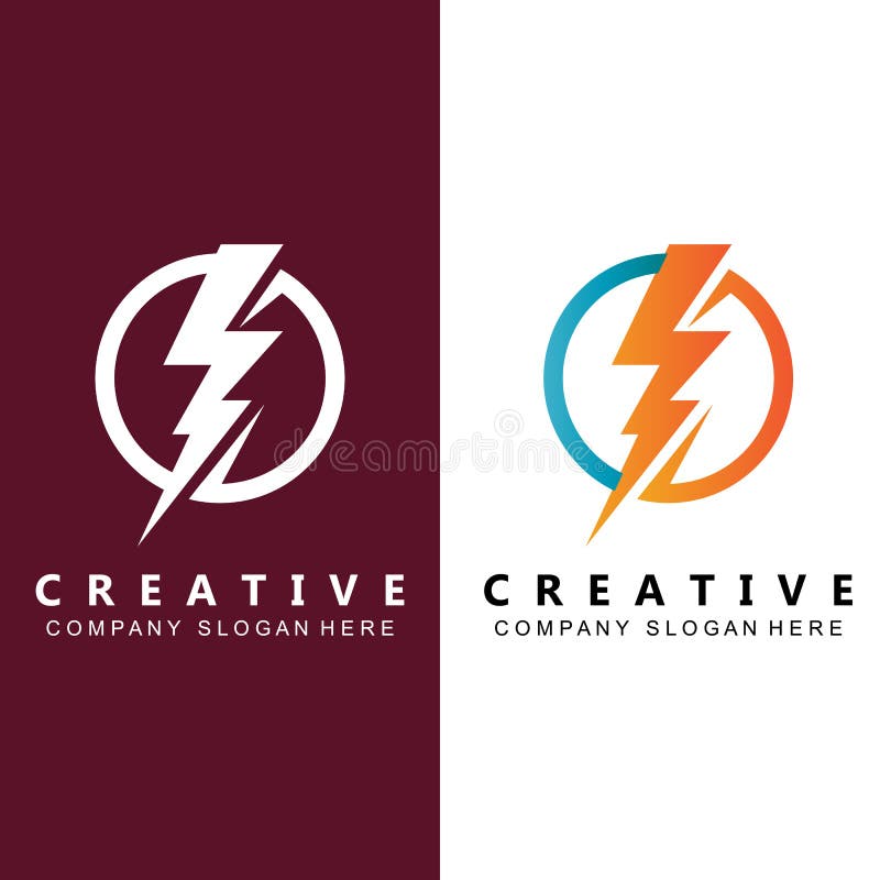Electricity Current Electrician Logo Stock Illustrations – 991 ...