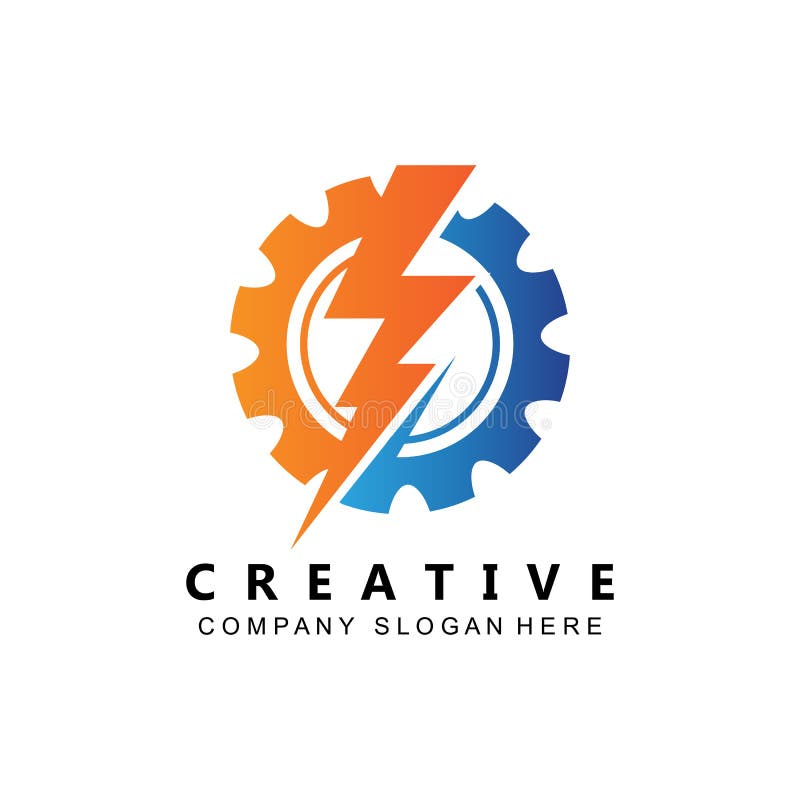 Electricity Current Electrician Logo Stock Illustrations – 991 ...