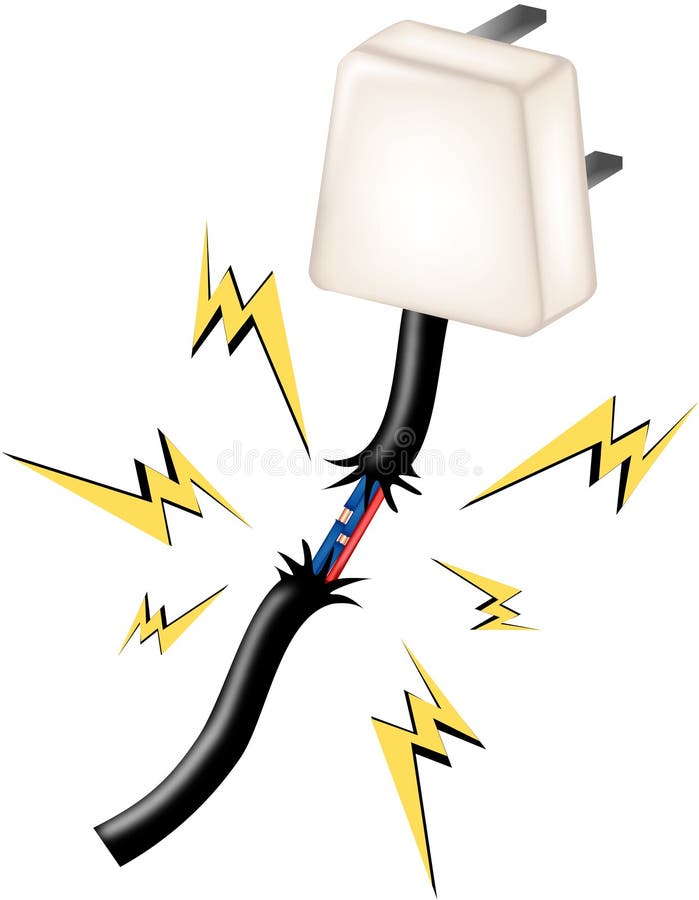Electricity Dangers stock illustration. Illustration of danger - 625300