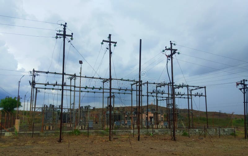 Electricity Department House Stock Photo - Image of track, vehicle ...