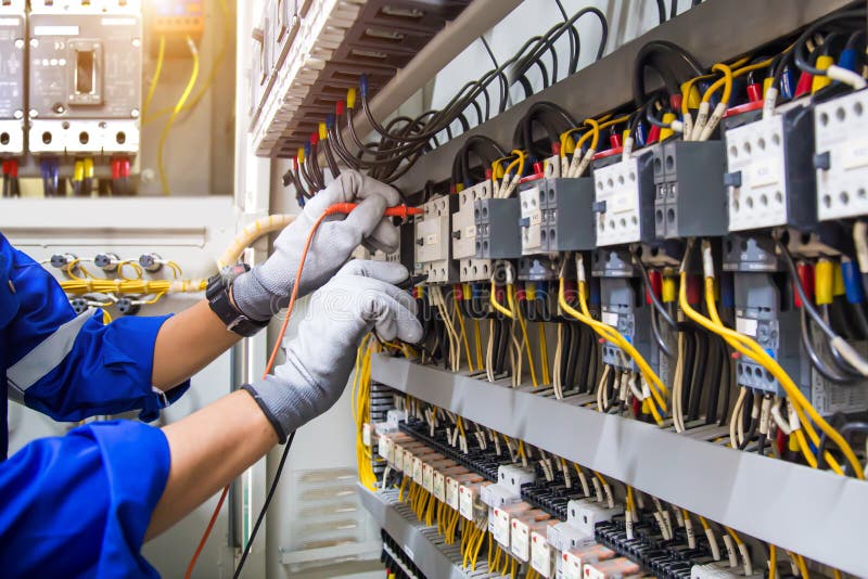 Electricity or Electrical Maintenance Service, Electrician Hand Holding ...