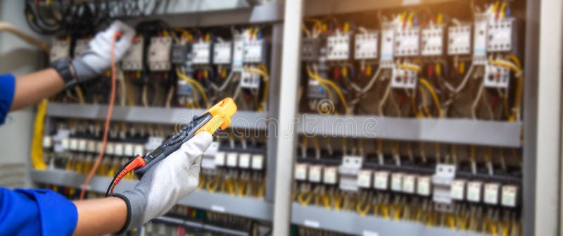 Electricity or Electrical Maintenance Service, Engineer Hand Holding ...