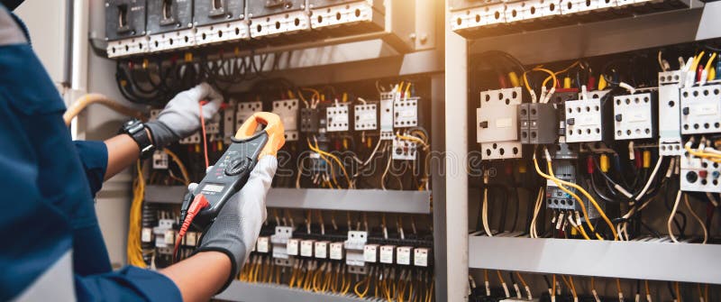 Electricity or Electrical Maintenance Service, Engineer Hand Holding ...