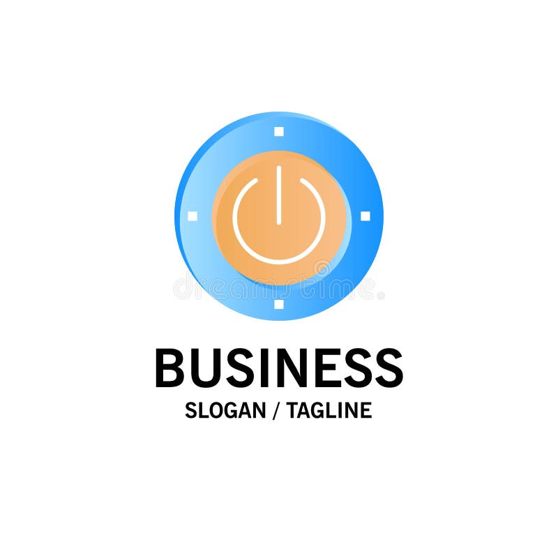 Electricity, Energy, Power, Computing Business Logo Template. Flat ...