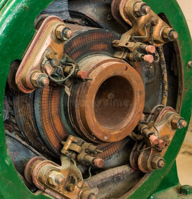 Electricity Generator Brushes Stock Photo - Image of wire, electric ...