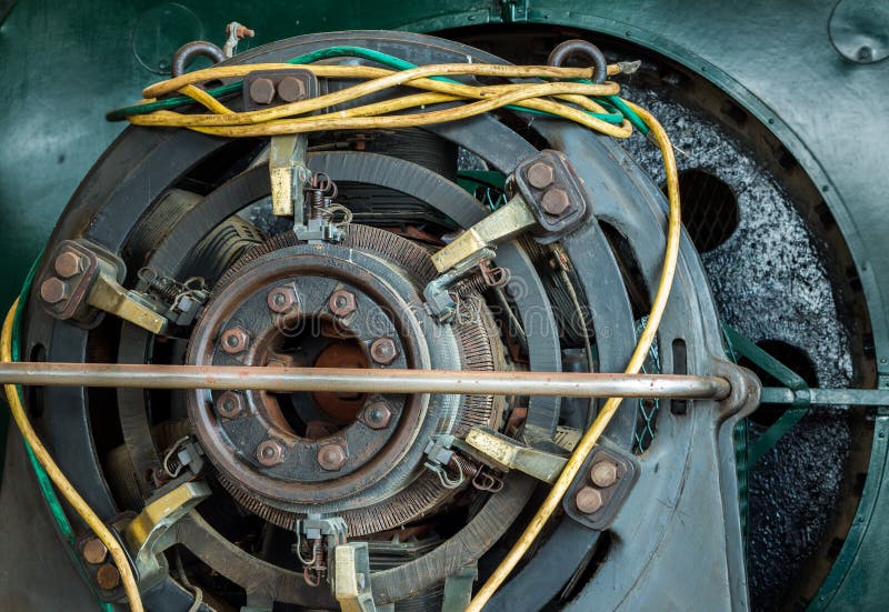 Electricity Generator Brushes Stock Image - Image of metal, wire: 49074307