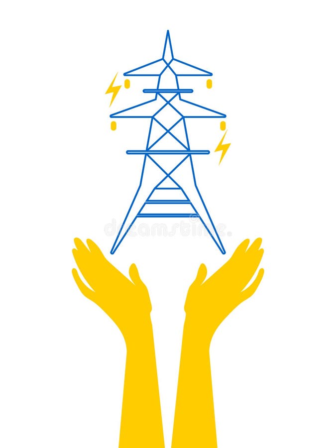 Electricity Icon. Electricity Transmission, High Voltage for Info ...