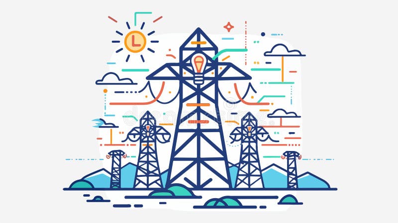 Energy Efficient Electricity Icon for Power Related Projects Stock ...