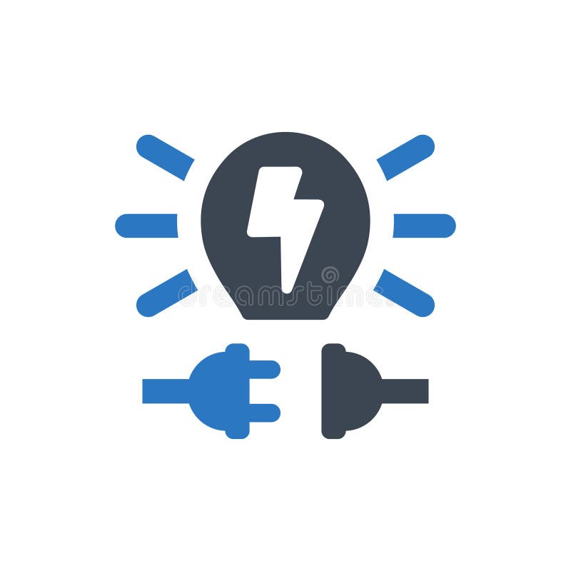 Electricity Icon Stock Illustrations – 364,611 Electricity Icon Stock ...