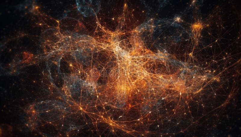 Electricity Ignites Vibrant Fantasy in Exploding Abstract Galaxy ...