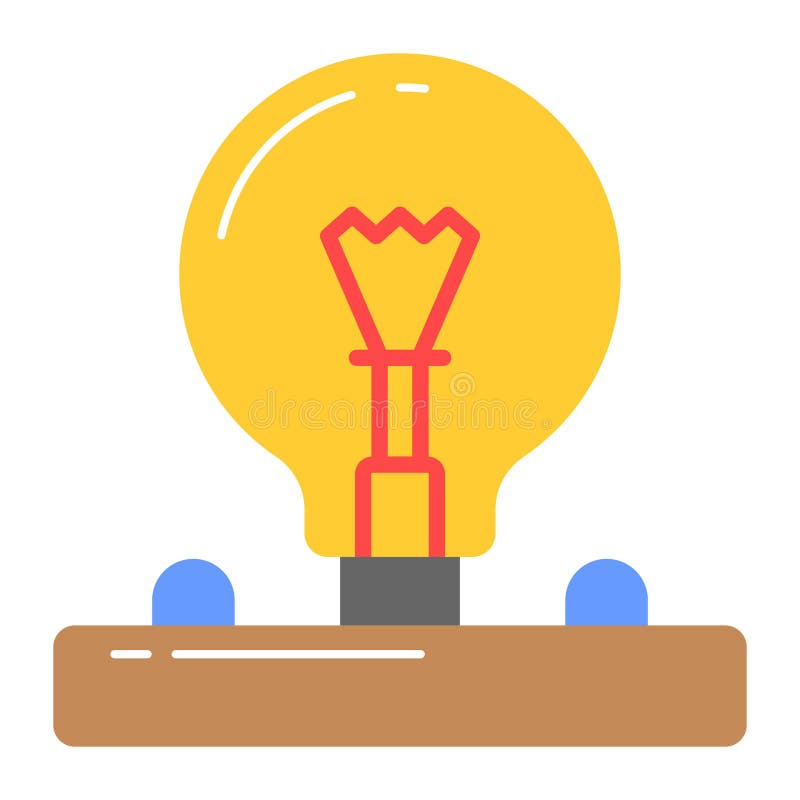 Electricity Light Bulb Vector Design, Easy To Use Icon Stock Vector ...