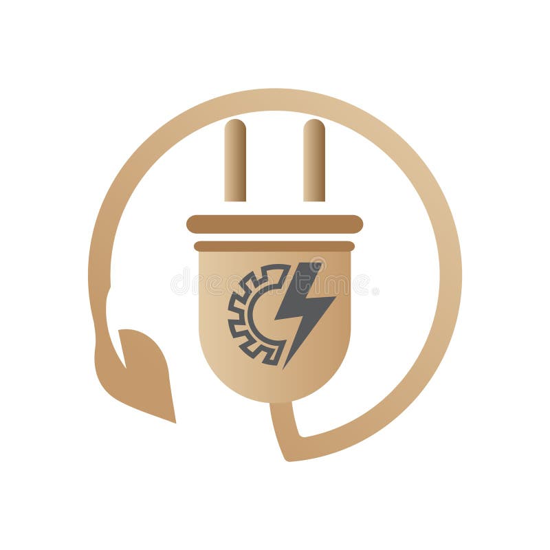 Electricity Logo Design Electric Logo Vector Image Template. Plug ...