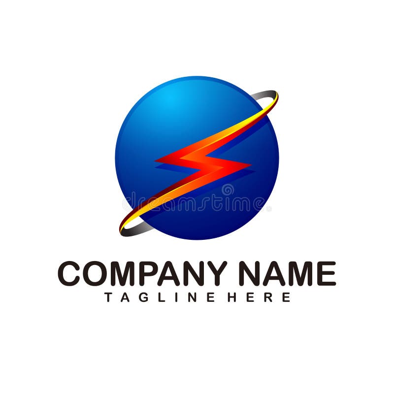 Electricity Logo, Electric Logo and Icon Vector Design Template Stock ...