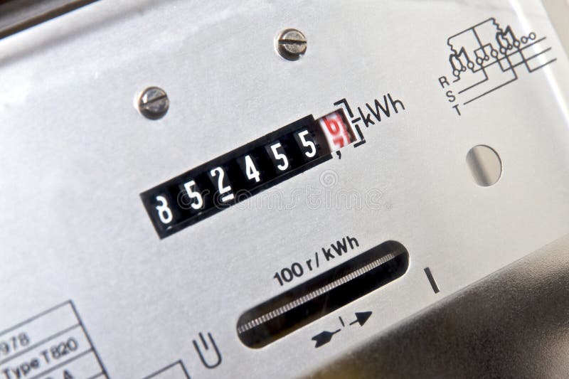 Electricity meter stock photo. Image of electric, control - 14773636