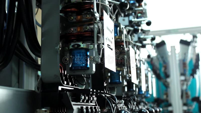 Electricity Meter with Scale and Rotating Wheel Stock Video Footage ...