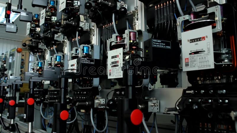 Electricity Meter with Scale and Rotating Wheel Stock Video - Video of ...