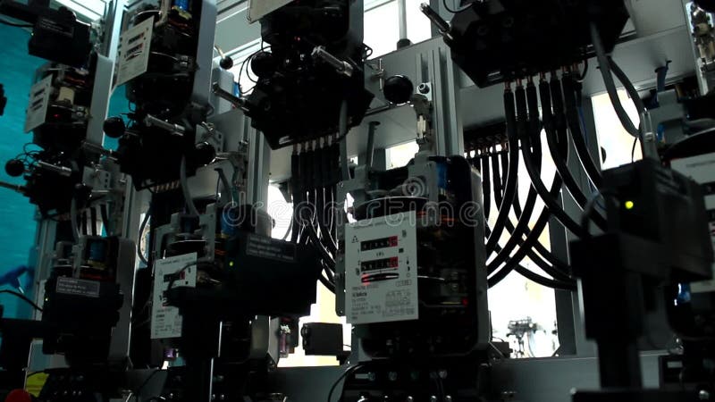 Electricity Meter with Scale and Rotating Wheel Stock Footage - Video ...